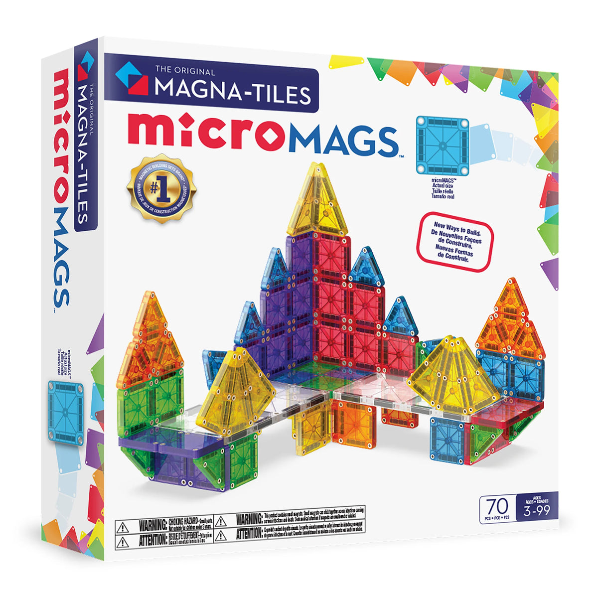 244070MM - MAGNA-TILES® Micro Mags 70 Piece Set — Maison Colette