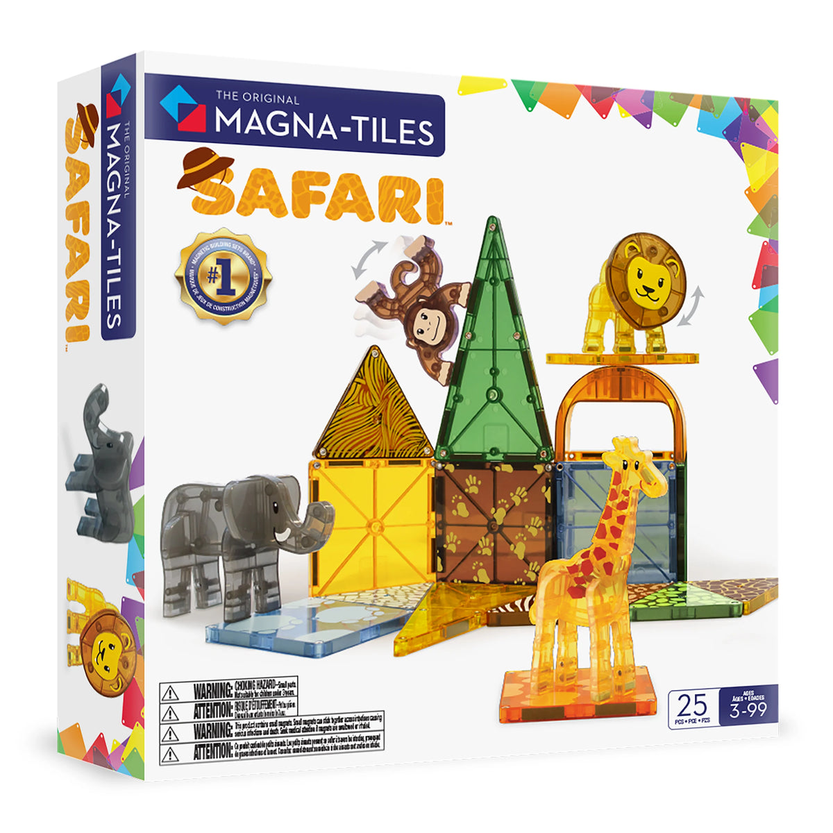 20925 - MAGNA-TILES® Safari Animals 25 Piece Set — Maison Colette